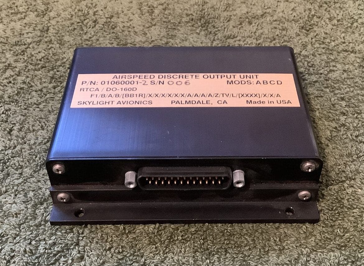 Airspeed Discrete Output Unit - suttonaircraft.com