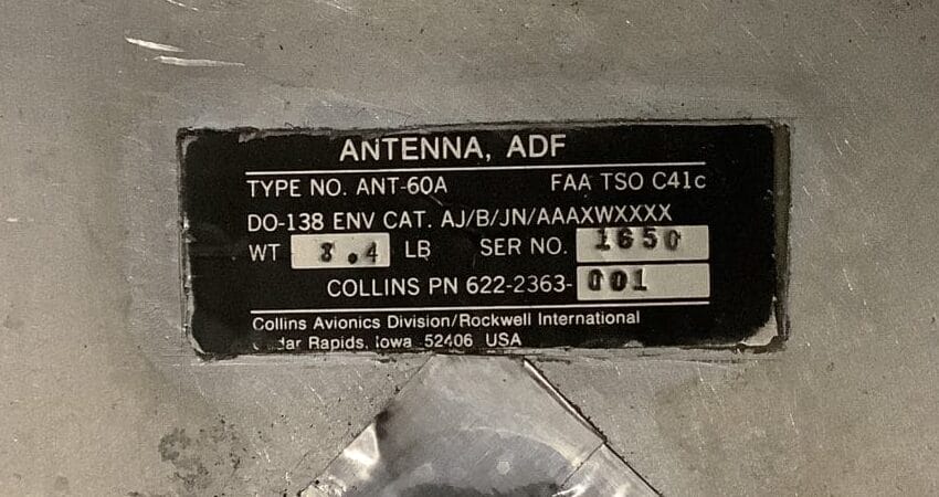 ADF Antenna - suttonaircraft.com